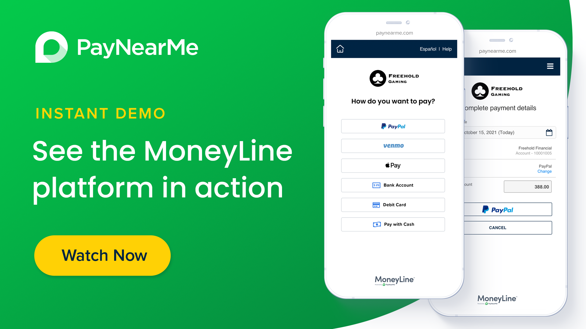 Get a Virtual Demo of MoneyLine